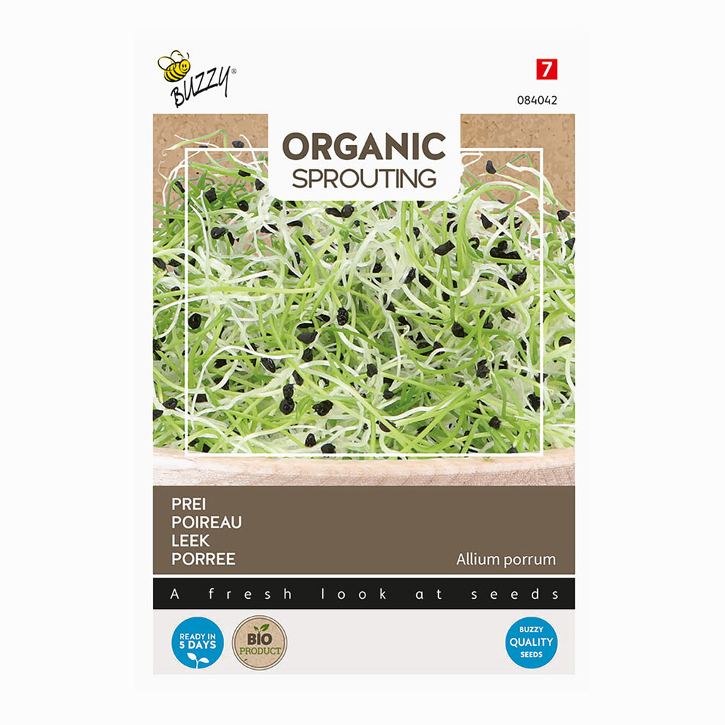 Sprouting Prei Kiemgroente - Buzzy Organic (BIO) – De Moestuinwinkel