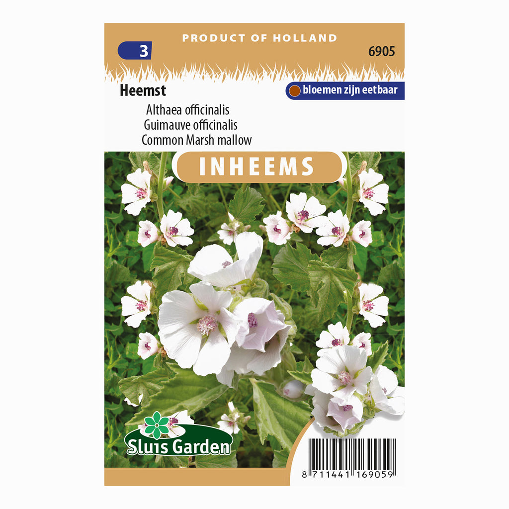 Heemst (Althaea officinalis) | Inheemse Bloemenzaden | Sluis Garden – De Moestuinwinkel